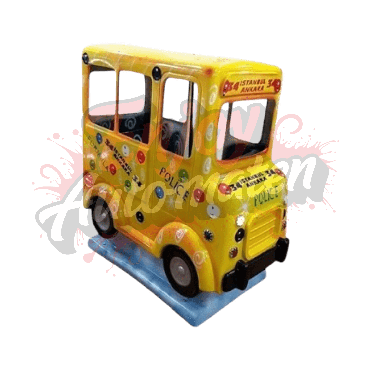 Yellow Bus Kiddie Ride – Enjoy-Automaten